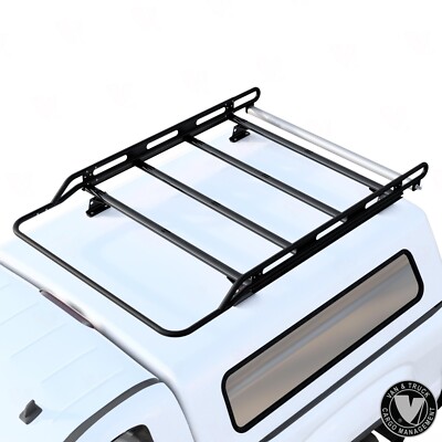 Premium Heavy-Duty Aluminum Black Ladder Racks for Truck Topper from ...