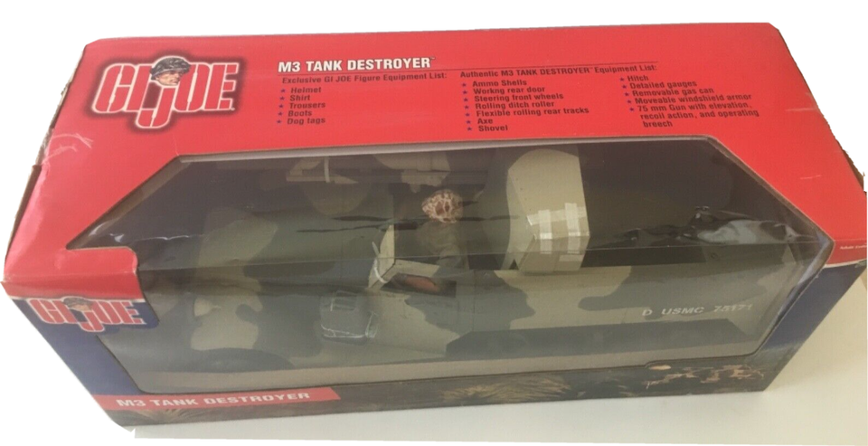 GI Joe Hasbro 1:6 Scale WWII M3 Tank Destroyer with Driver | eBay