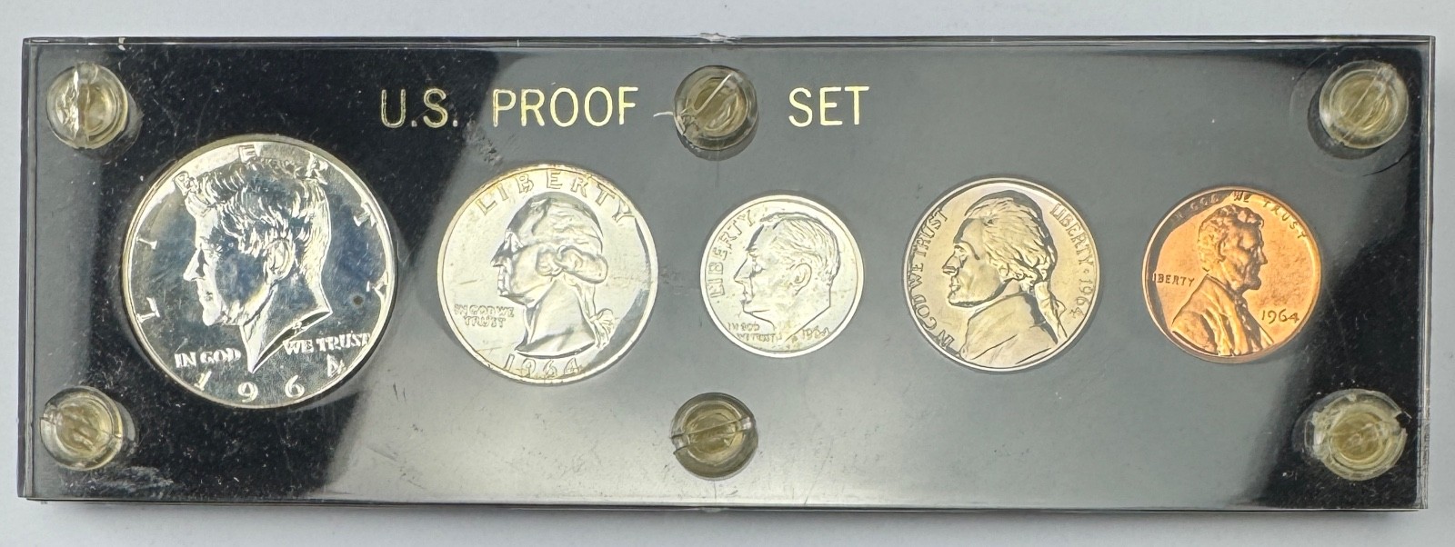 1964-P Philadelphia US Proof Set Old US 90% Silver Coin P337 | eBay