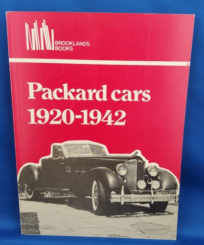 PACKARD CARS 1920-1942 BY BROOKLANDS BOOKS SOFCOVER EXCELLENT CONDITION ...