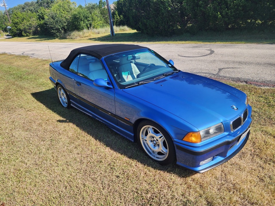 1999 BMW M3 Convertible 5-Speed New OEM Ragtop + Hardtop Estoril Blue ...