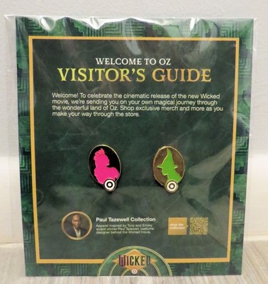 WICKED Welcome to OZ Visitor's Guide 2 Pins Set Paul Tazewell Target NEW | eBay