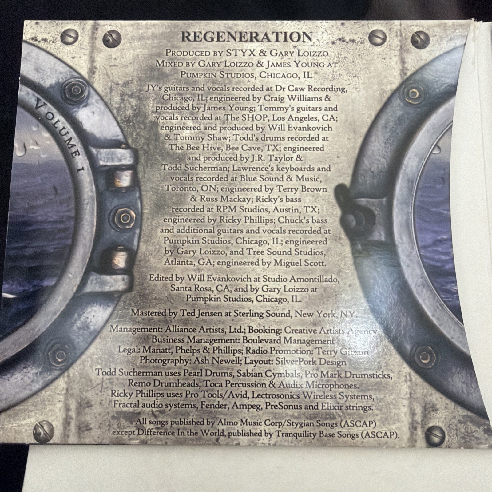 Regeneration, Vol. I & II [Digipak] by Styx (CD, Oct-2011, 2 Discs ...