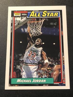 1992-93 Topps All-Star Michael Jordan #115 HOF | eBay