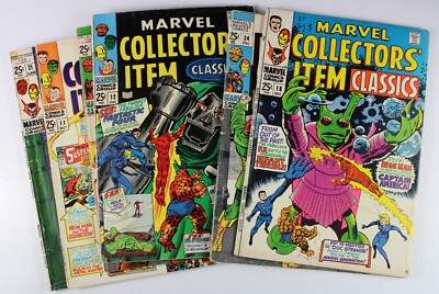 Marvel Collectors Item Classics Comic lot of 6 11 12 18 21 22 24 | eBay