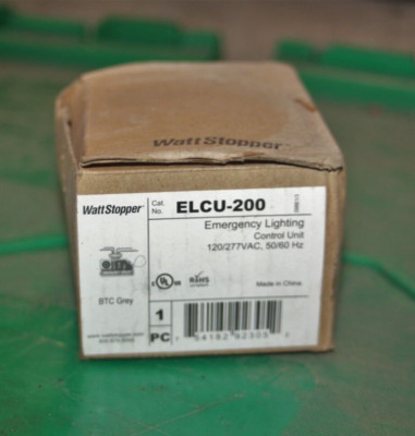 Watt Stopper Emergency Lighting Control Unit ELCU-200 754182923052| eBay