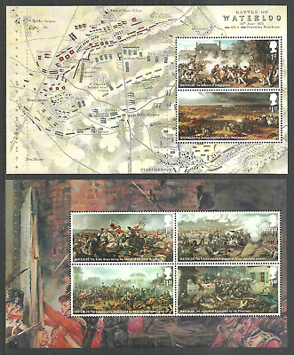 GB 2015 DOUBLE STITCHING ERROR MILITARY BATTLE OF WATERLOO NAPOLEON ...
