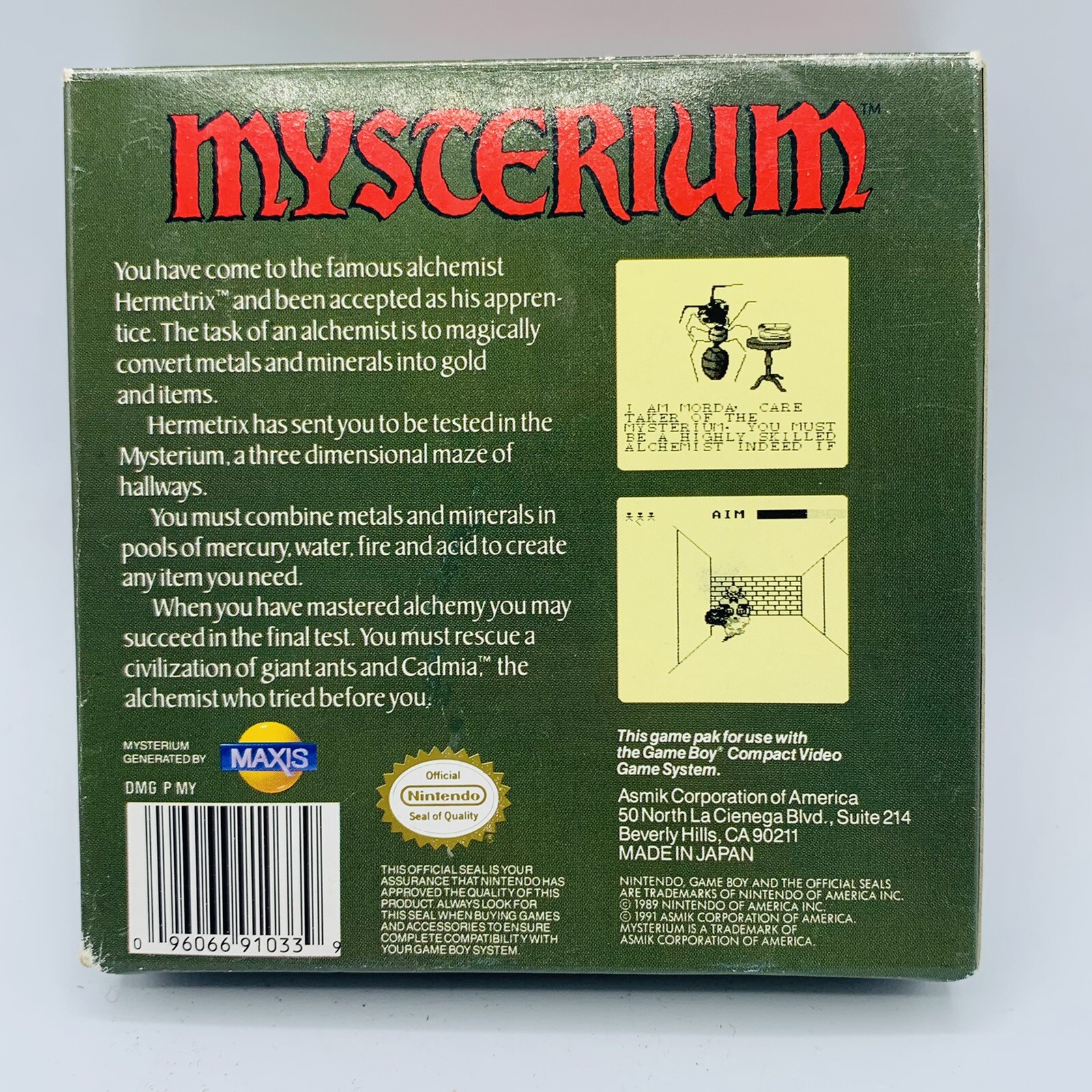 Mysterium (Nintendo Game Boy) for sale online | eBay