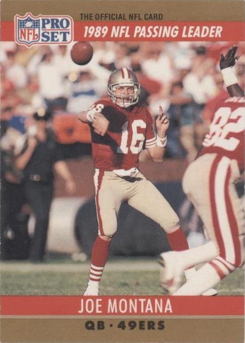 1990 Pro Set Joe Montana #8 for sale | eBay