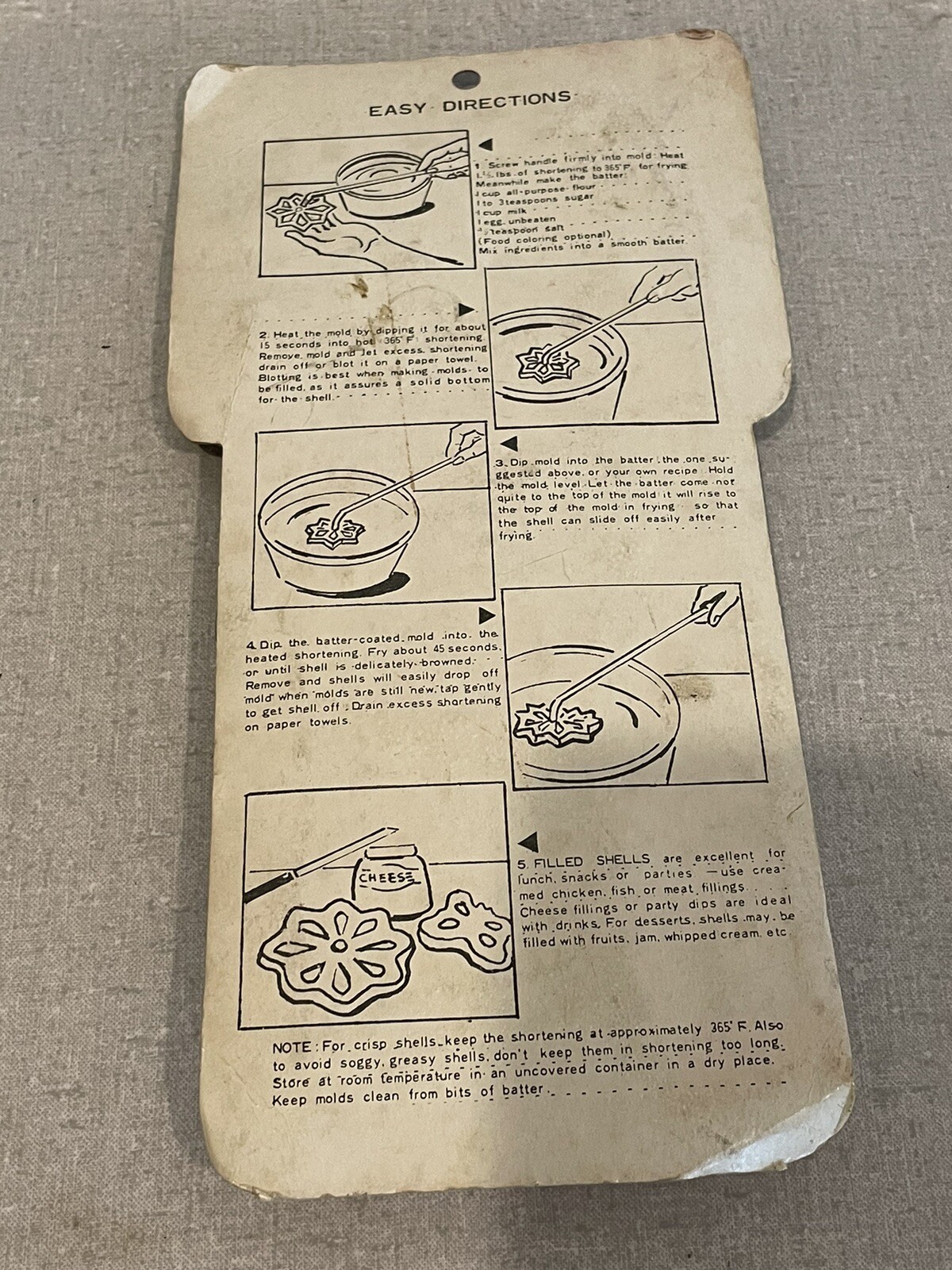 NEW Vintage Nevco Patty Shell Set 1968 (O47) | eBay