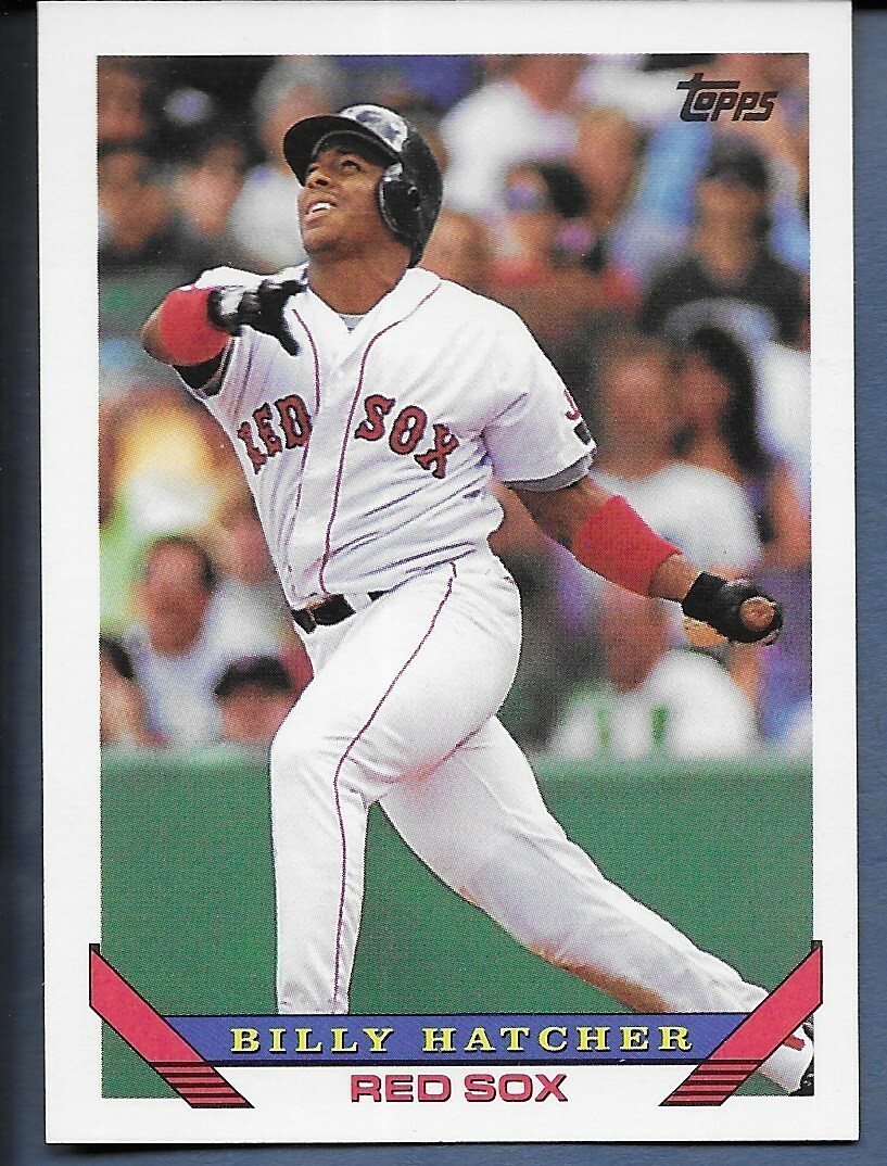 1993 Topps Billy Hatcher Boston Red Sox #725 NM | eBay