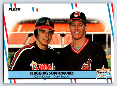 1988 Fleer #622 Wally Joyner / Cory Snyder SSS Angels / Indians ...