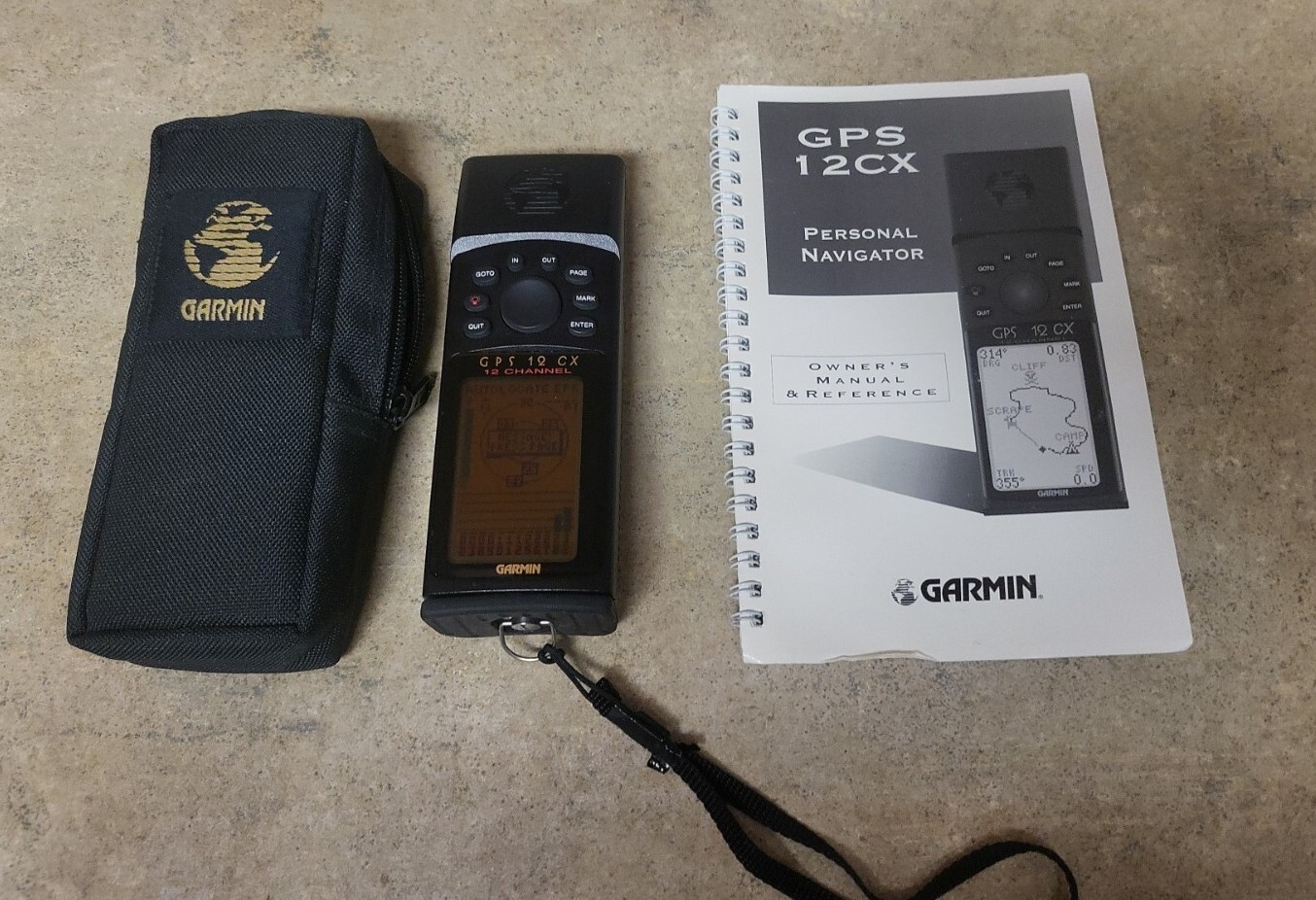 Garmin+GPS+12cx+Handheld+Navigation+Unit+12ch+Hiking+Camping+GPS12CX ...