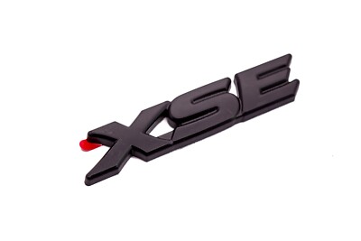 Rear Tailgate Matte Black XSE OVERLAY Emblem Badge Letter Fit 2018-2022 ...