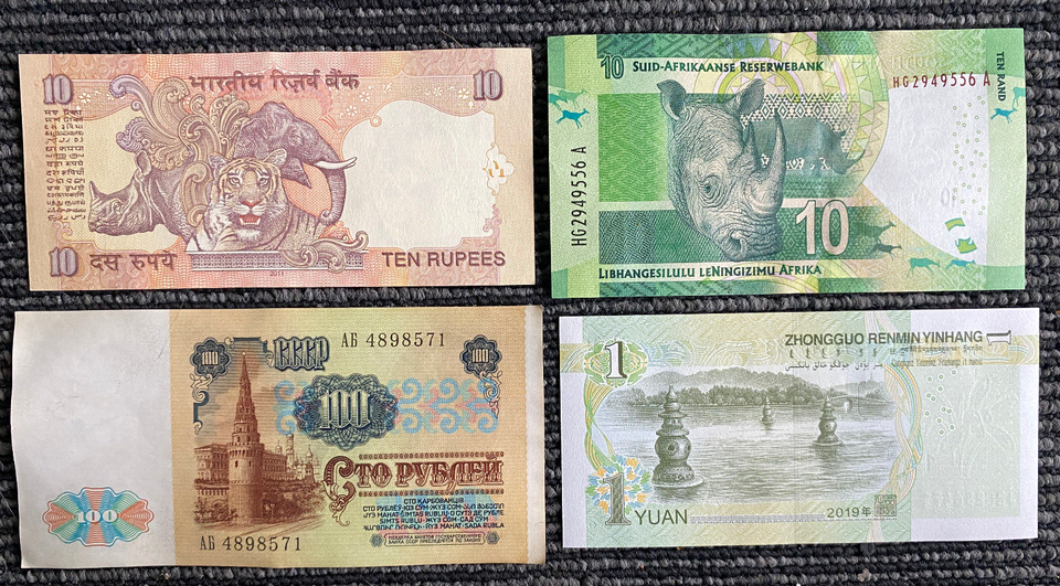 Collectible Banknote Set – Gandhi Mao Mandela Lenin – Historical ...