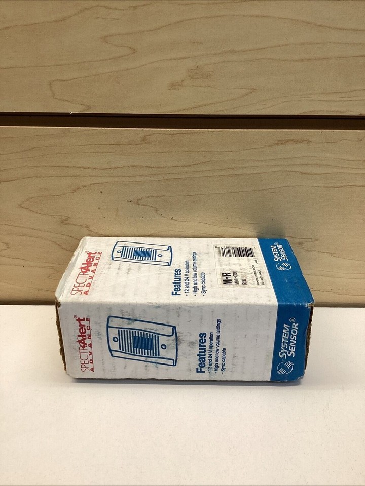 System Sensor Mini Horn - Red New MHR 783863032813| eBay