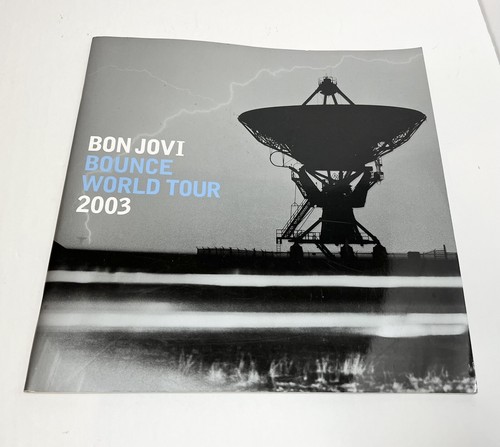 Vintage 2003 Bon Jovi 'Bounce' World Tour Souvenir Concert Program Book ...