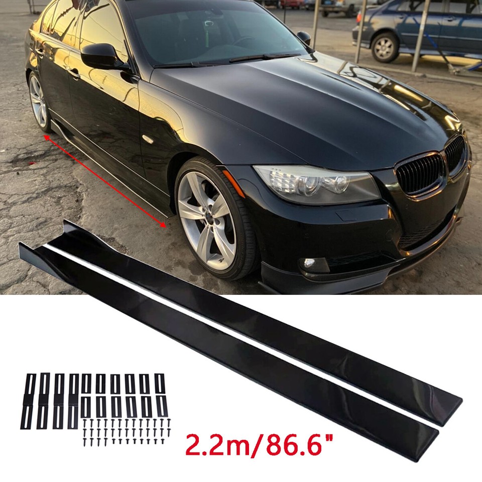 For Chrysler 300 300C 86.6" Side Skirts Splitter Rocker Panels Body Kit ...