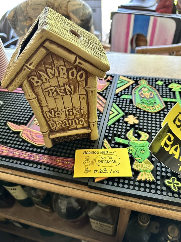 NO TIKI DRAMA by BAMBOO BEN Tiki Mug #63/100 | eBay