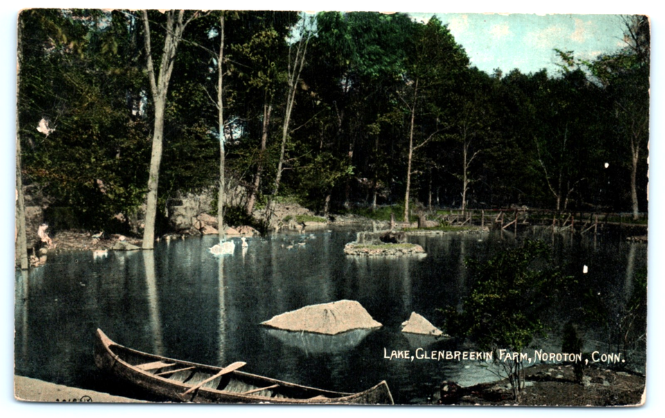 CT Noroton Connecticut Glenbreekin Farm Postcard | eBay