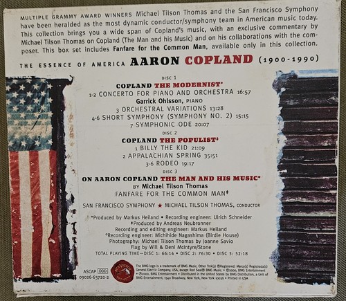Aaron Copland: The Essence of America (RCA 09026-63720-2) Michael ...