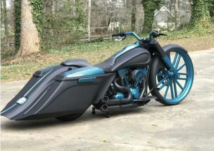 2009-2013 Harley Davidson Complete custom bagger kit package touring ...