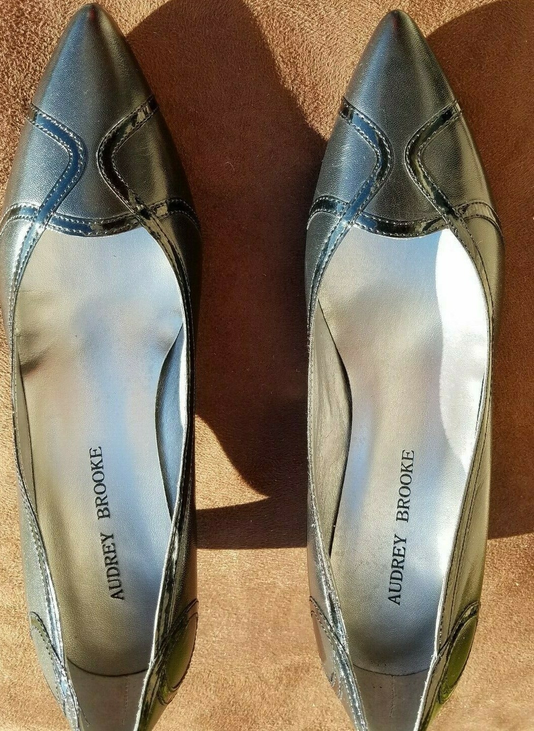 Audrey Brooke Black Markham Pumps Size 6.5M | eBay