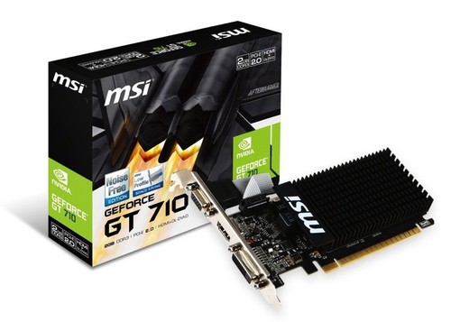 MSI NVIDIA GeForce GT 710 Graphics Card - 2GB 4719072448233 | eBay UK
