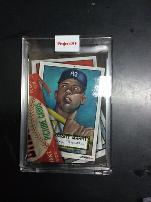2021 Topps PROJECT 70 #624 MICKEY MANTLE by CHUCK STYLES YANKEES | eBay