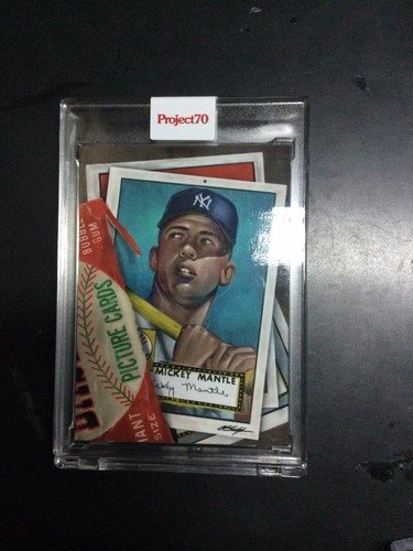 2021 Topps PROJECT 70 #624 MICKEY MANTLE by CHUCK STYLES YANKEES | eBay