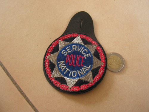patch tissus sur cuir police service national (c69) | eBay