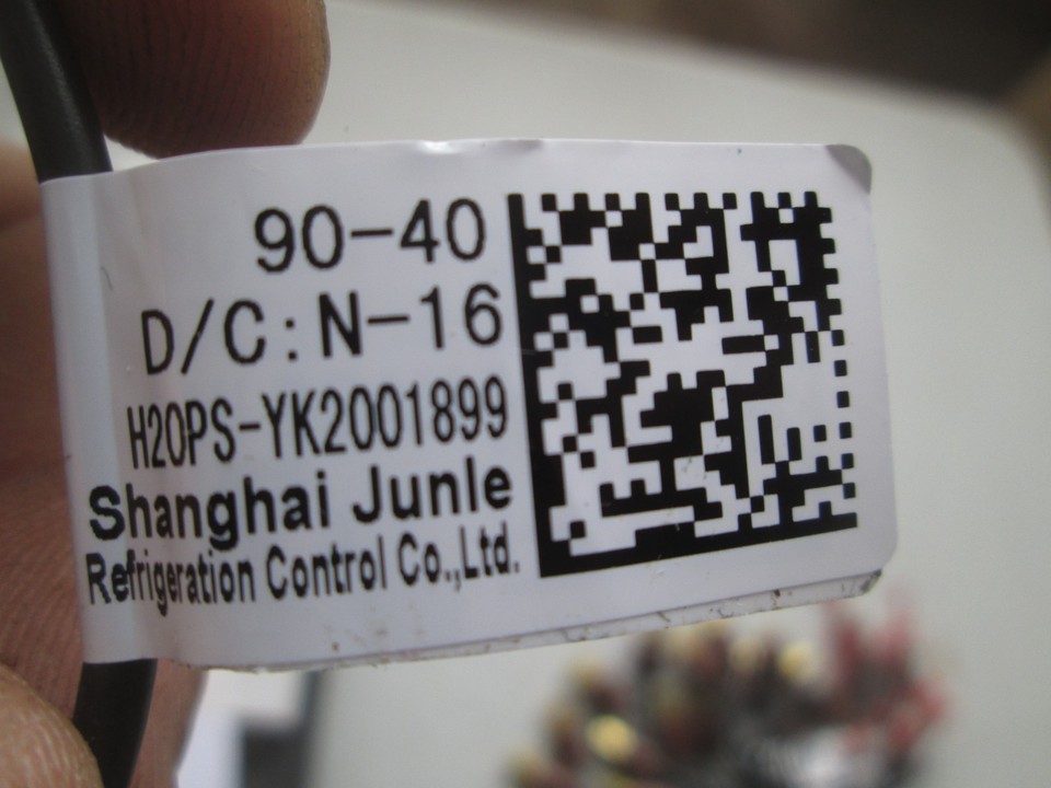 SHANGHAI JUNLE REFRIGERATION CONTROL PRESSURE SWITCH H20PS-YK2001899 ...