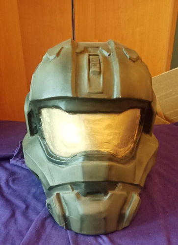 Halo Master Chief Resin Hand Cast Helmet. can be modified to wear. | eBay