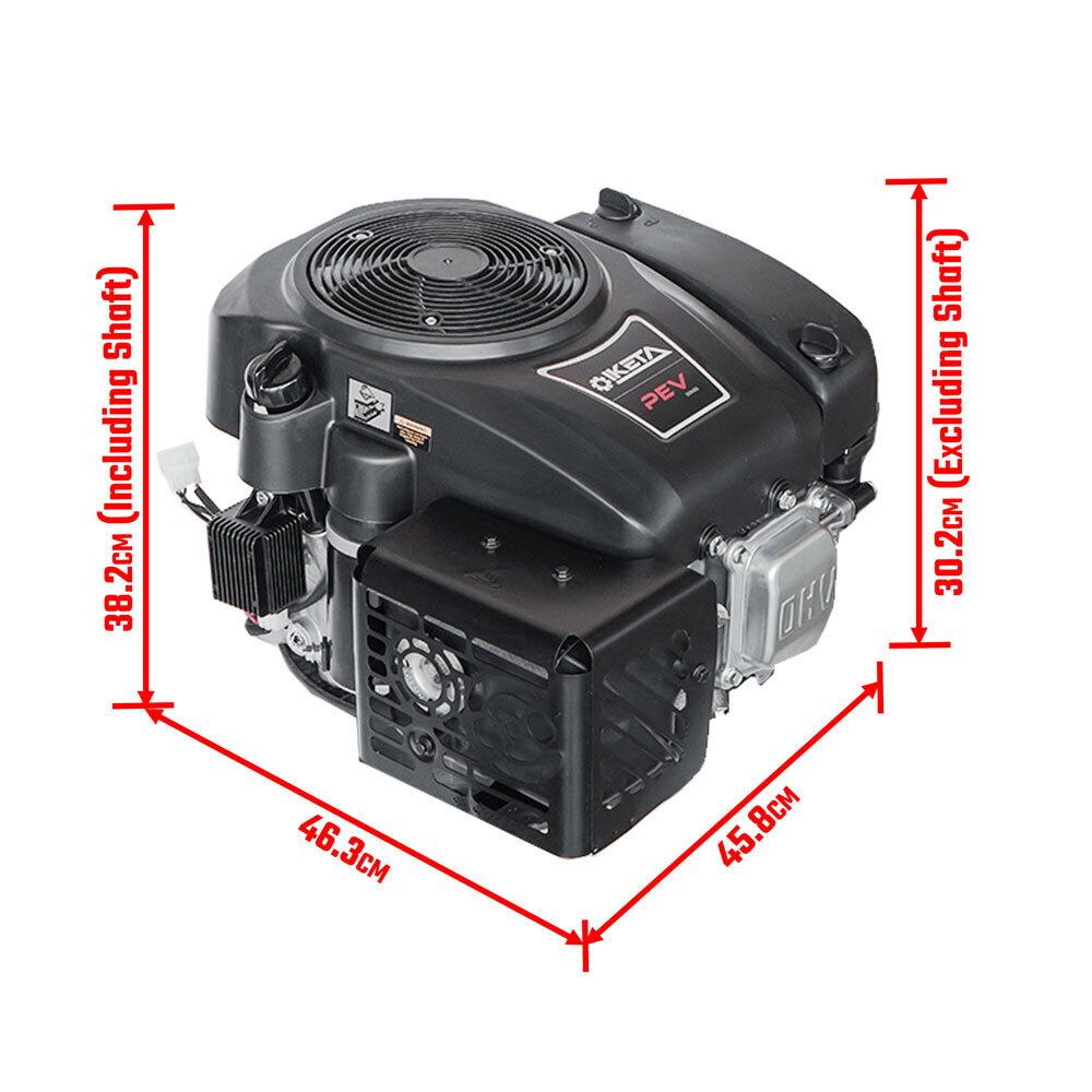 16HP Vertical Shaft Engine Lawn Mower Petrol Motor 4 Stroke OHV Ride On ...