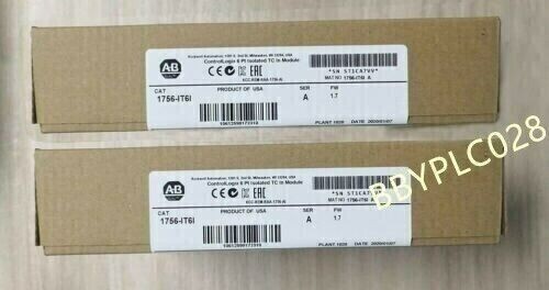 New Factory Sealed AB 1756-IT6I SER A ControlLogix 6 Point Isolated ...