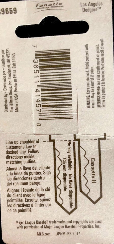 Dodgers MBL KEY Sc1 68 | eBay