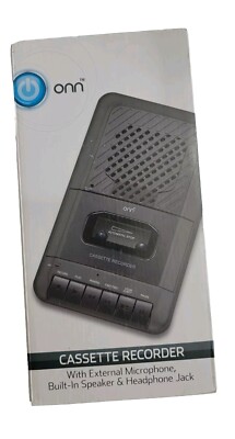 ONN Cassette Recorder - Brand New | eBay