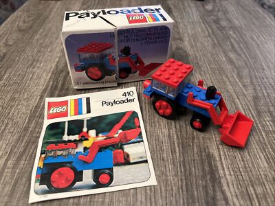 Lego 410 Set- Payloader Unit With Box And Instructions - 100% Complete ...