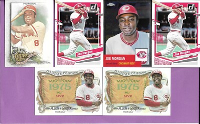 JOE MORGAN lot of 6 cards - Chrome A&G Donruss - FREE SHIPPING | eBay