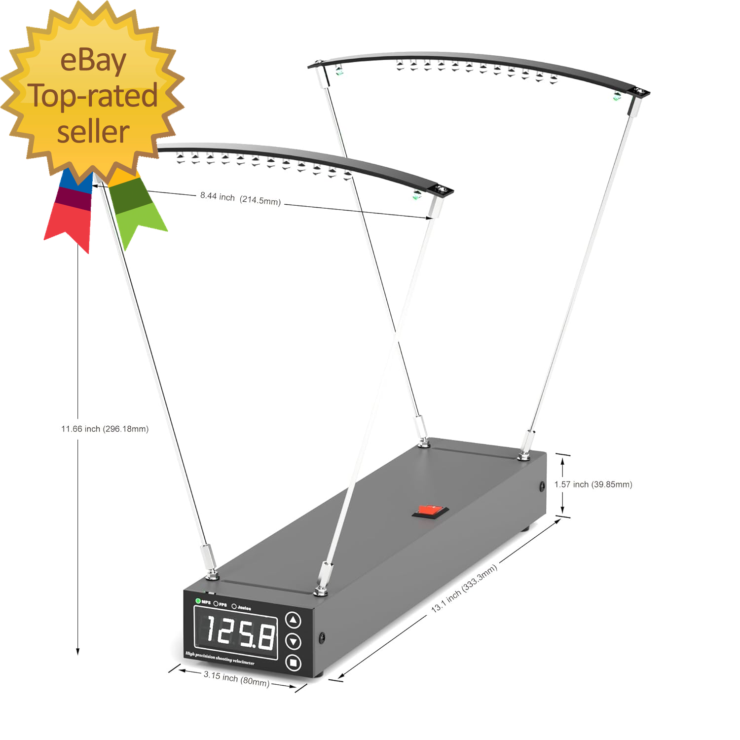 Ballistic Precision Chronograph, Slingshot Bullet Bow Velocity Speed ...