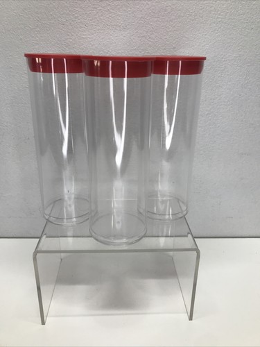 3 Red Capsule Storage Tube for all "H" Direct Fit Air-Tite Coin Holders ...