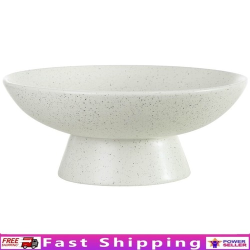 12 Inch Ceramic Speckled Bowl Decorative Fruit Display Kitchen Home ...
