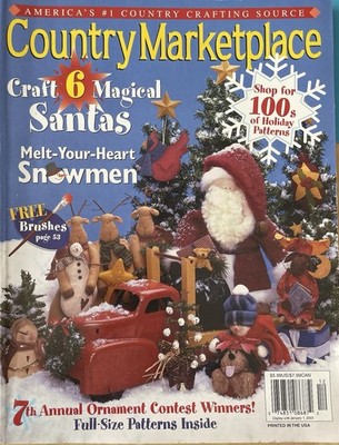 FOLKART TREASURES COUNTRY MARKETPLACE MAGAZINES NOV/DEC 2002 CHRISTMAS ...