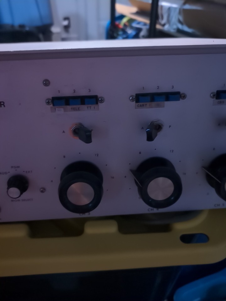 Vintage Harris Gates MONO-5 Broadcast Studio Radio Mixer Analog Audio ...