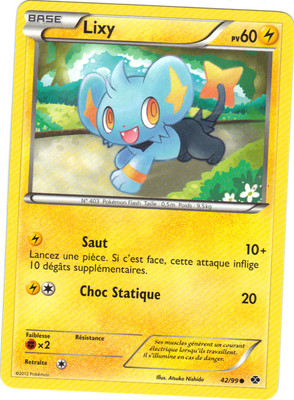 Pokémon n° 42/99 - LIXY - PV60 (8384) | eBay