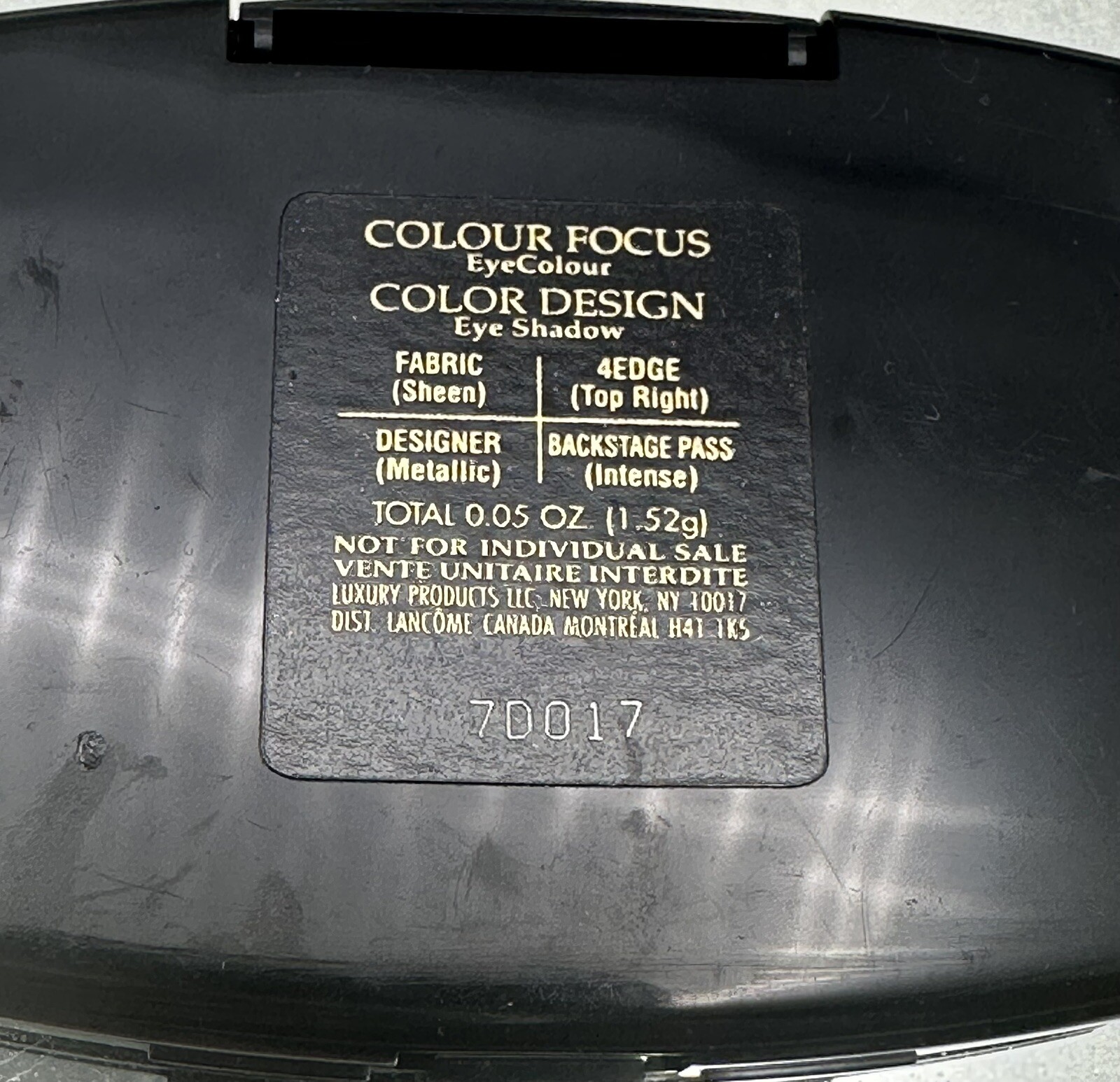 Lancome Colour Focus Palette 4 EyeColour Quad NWOB 7D017 | eBay