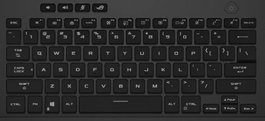 Asus ROG Zephyrus G15/M16 Replacement Keyboard Keys/Keycaps GA503 ...