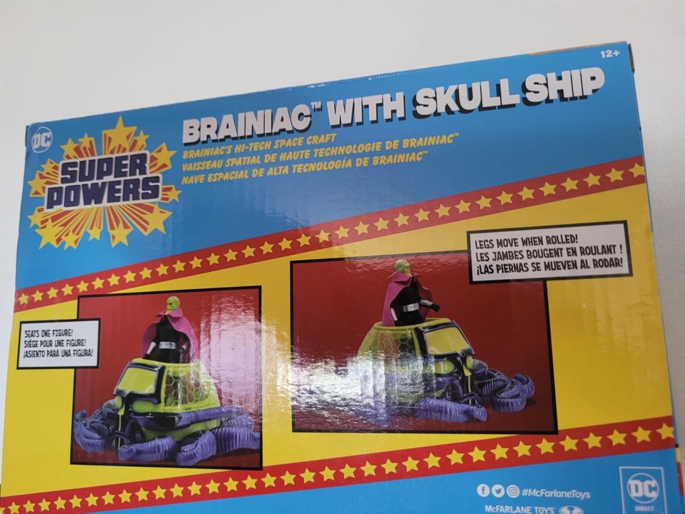 Brainiac with SKULL SHIP McFarlane Toys DC Super Powers Gold Label | eBay
