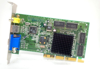 Aztech NVIDIA Riva TNT2 M64 Vanta-16 Video Card 16MB SDRAM AGP 4x M64 ...
