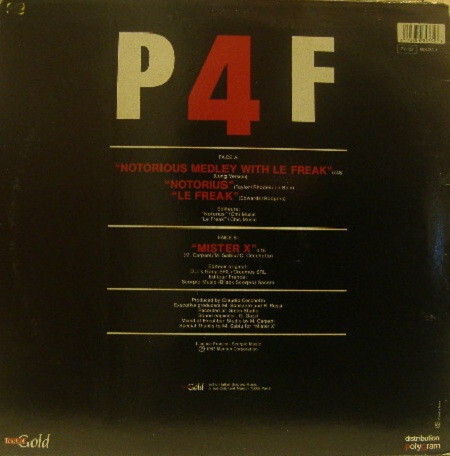 P4F Notorious Medley With Le Freak - Maxi 45T | eBay
